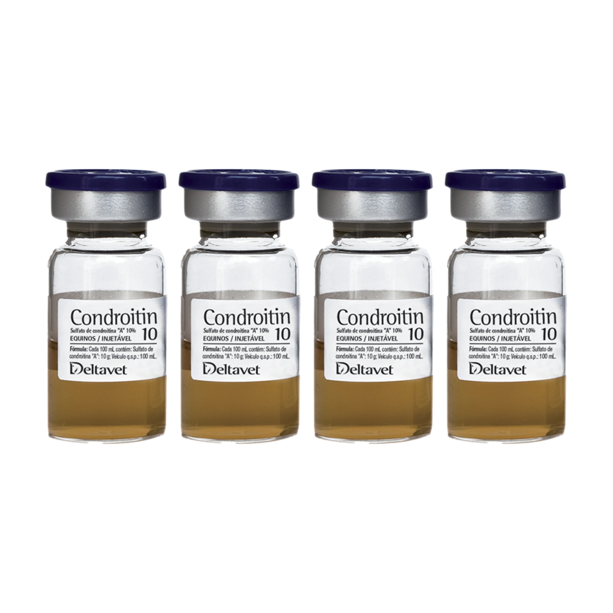Condroitin 10% caixa c/ 4 Frascos de 5mL - Deltavet - Kajavet Farmácia ...