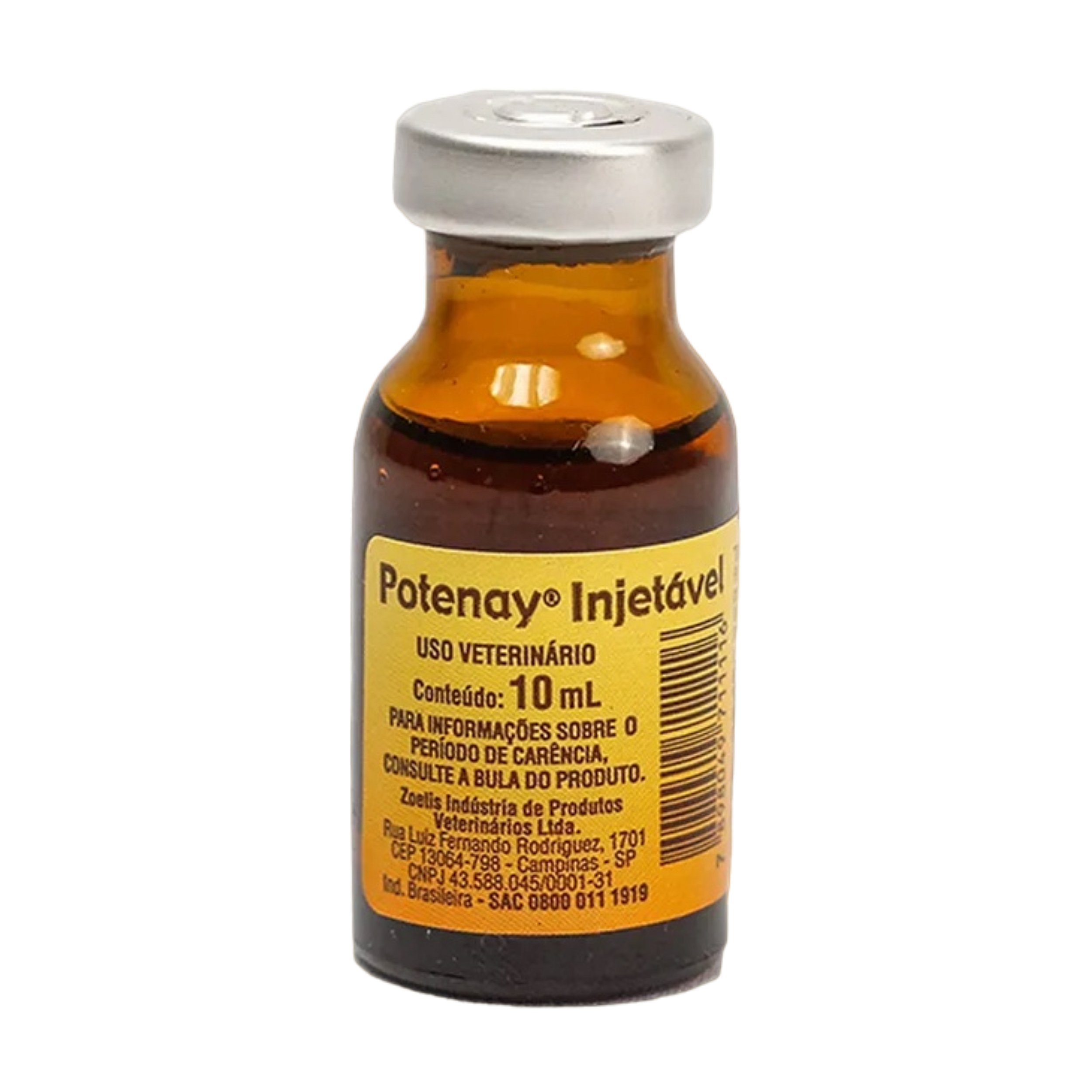 Potenay Injetável 10 mL Caixa Com 10 Unidades (Controlado) - Zoetis ...