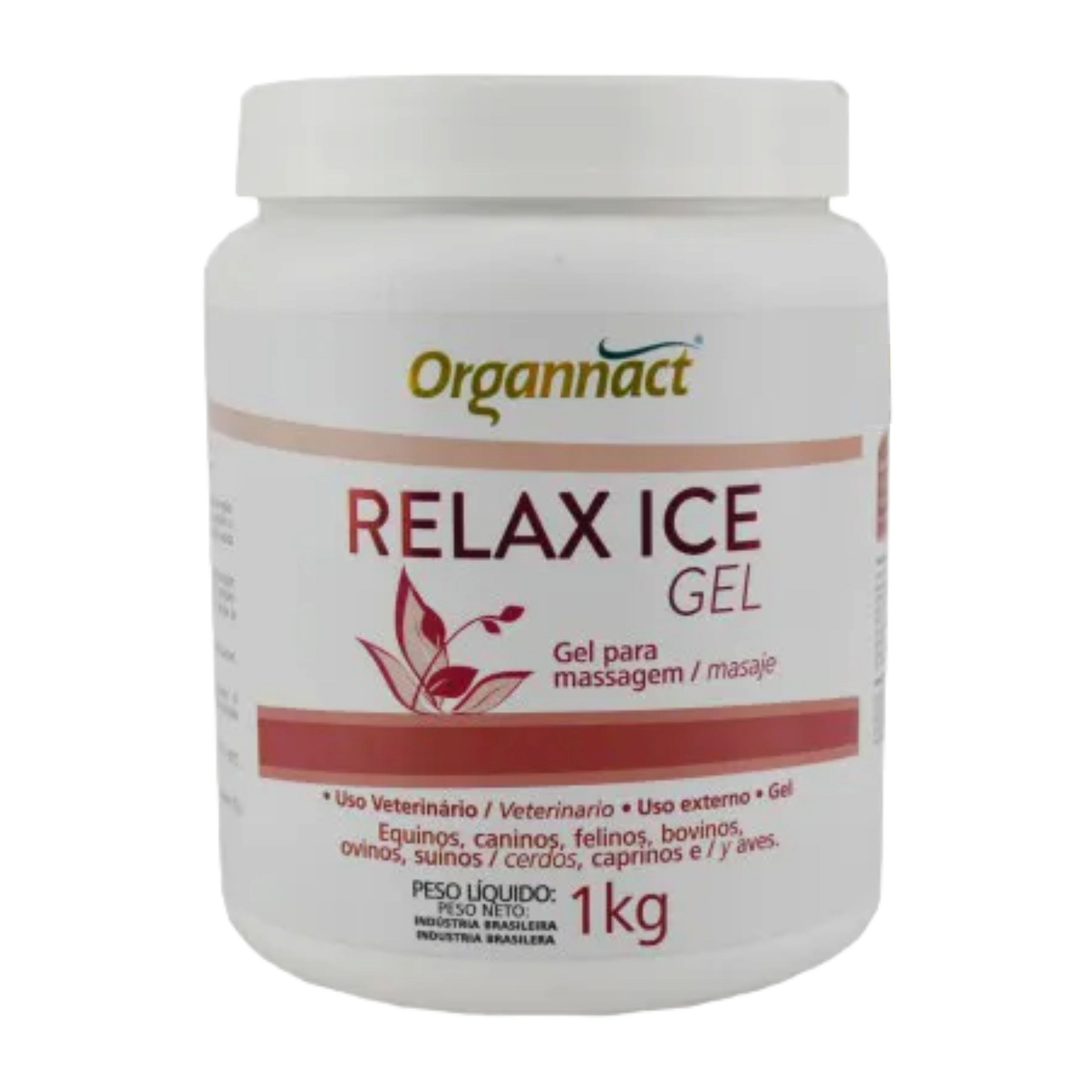 Relax Ice Gel 1 Kg - Organnact - Kajavet Farmácia Veterinária