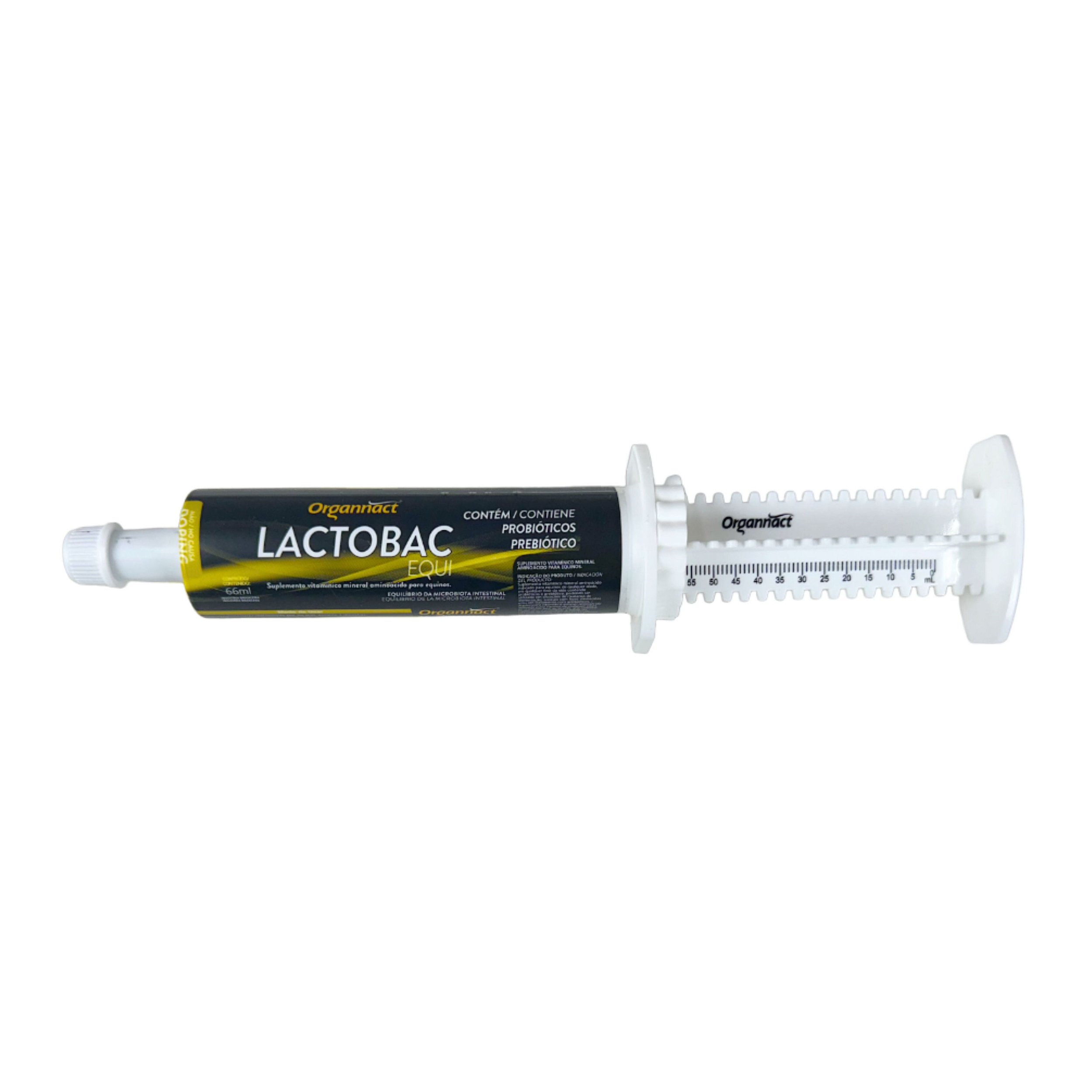 Lactobac Equi 66 mL - Organnact - Kajavet Farmácia Veterinária