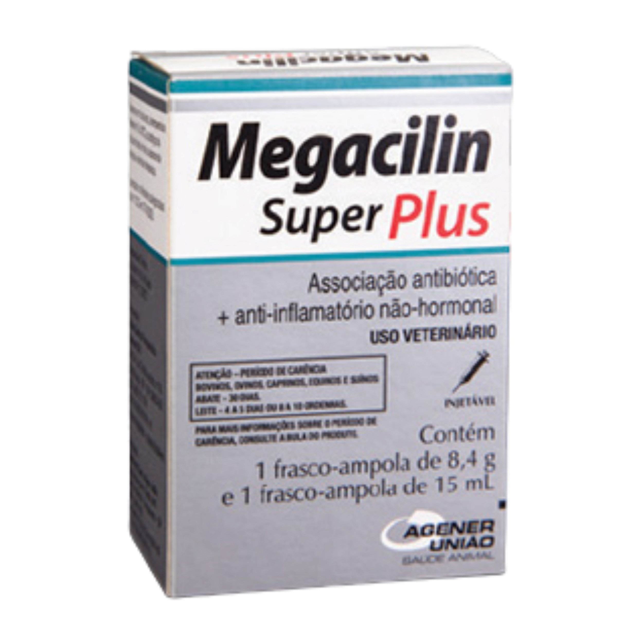 Megacilin Super Plus 15 mL - Agener União - Kajavet Farmácia Veterinária
