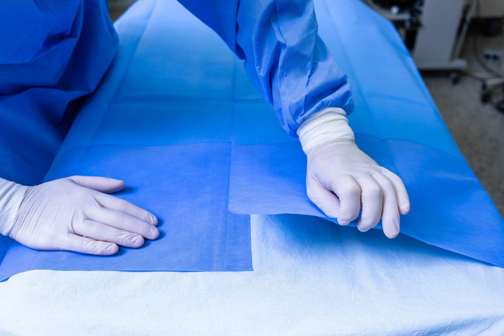 Campo Estéril Para Mesa Cirúrgica Com Reforço 1,20 mt X 1,00 mt Unidade ...