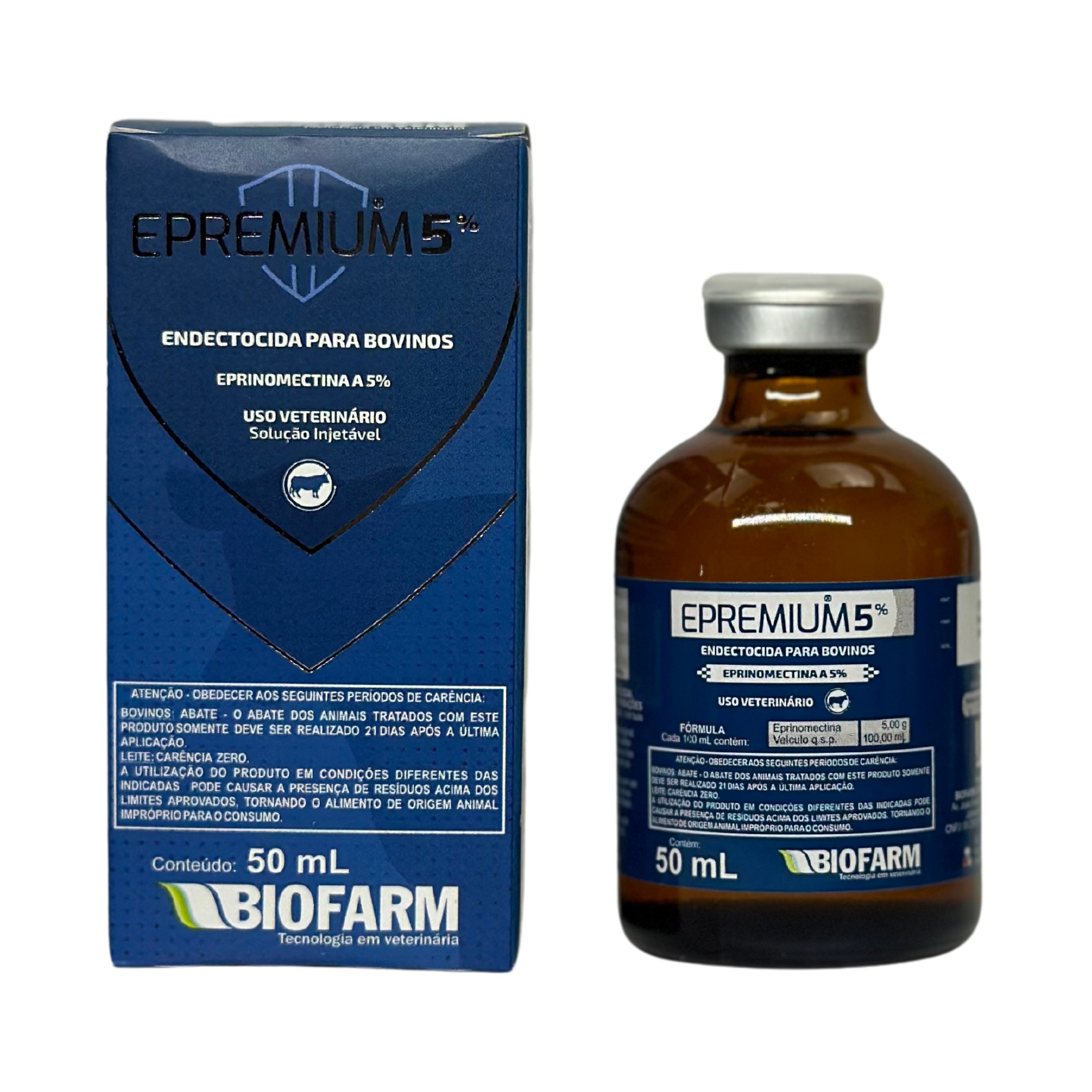 Epremium 5% 50 mL - Biofarm - Kajavet Farmácia Veterinária