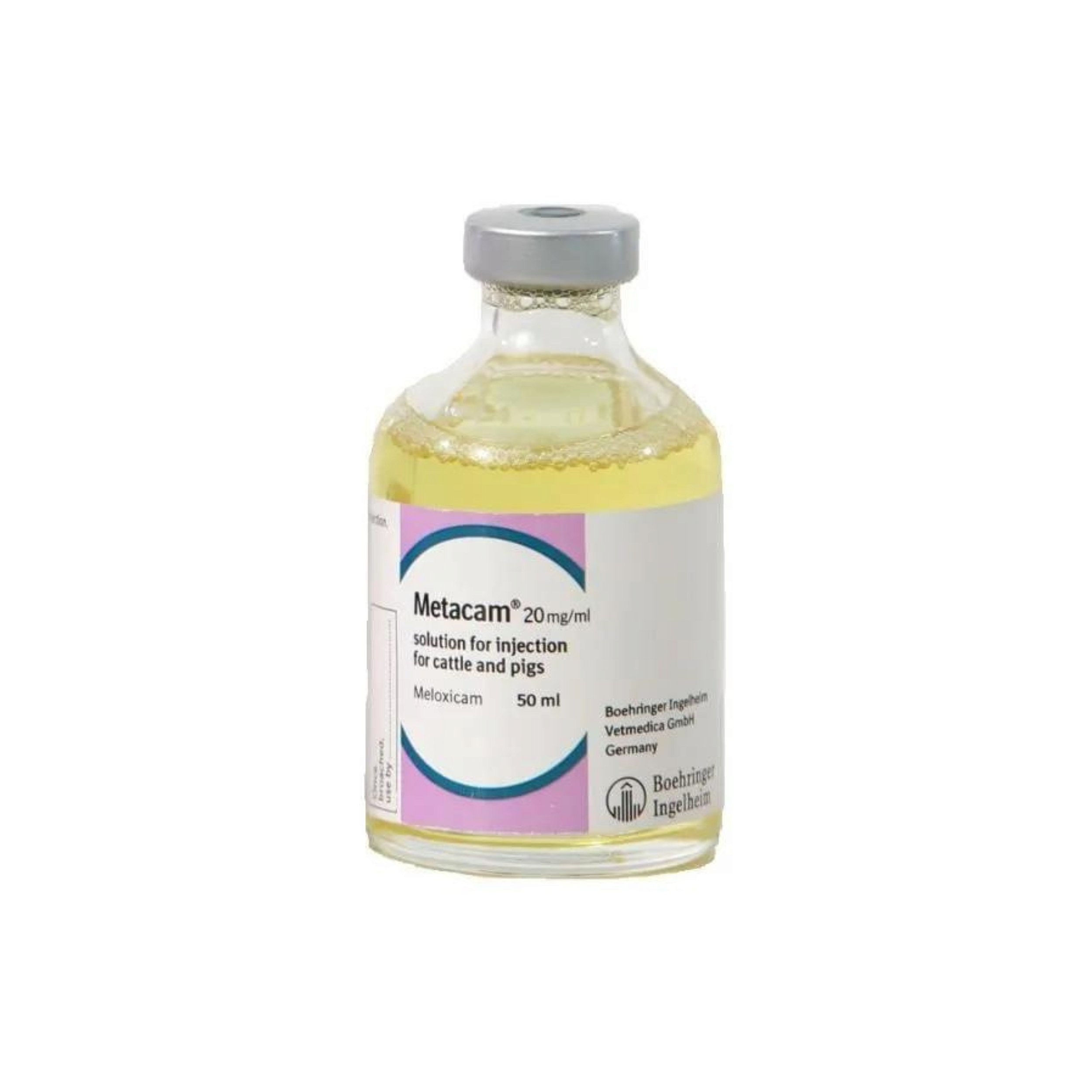Metacam 20 mg 50 mL - Boehringer Ingelheim - Kajavet Farmácia Veterinária