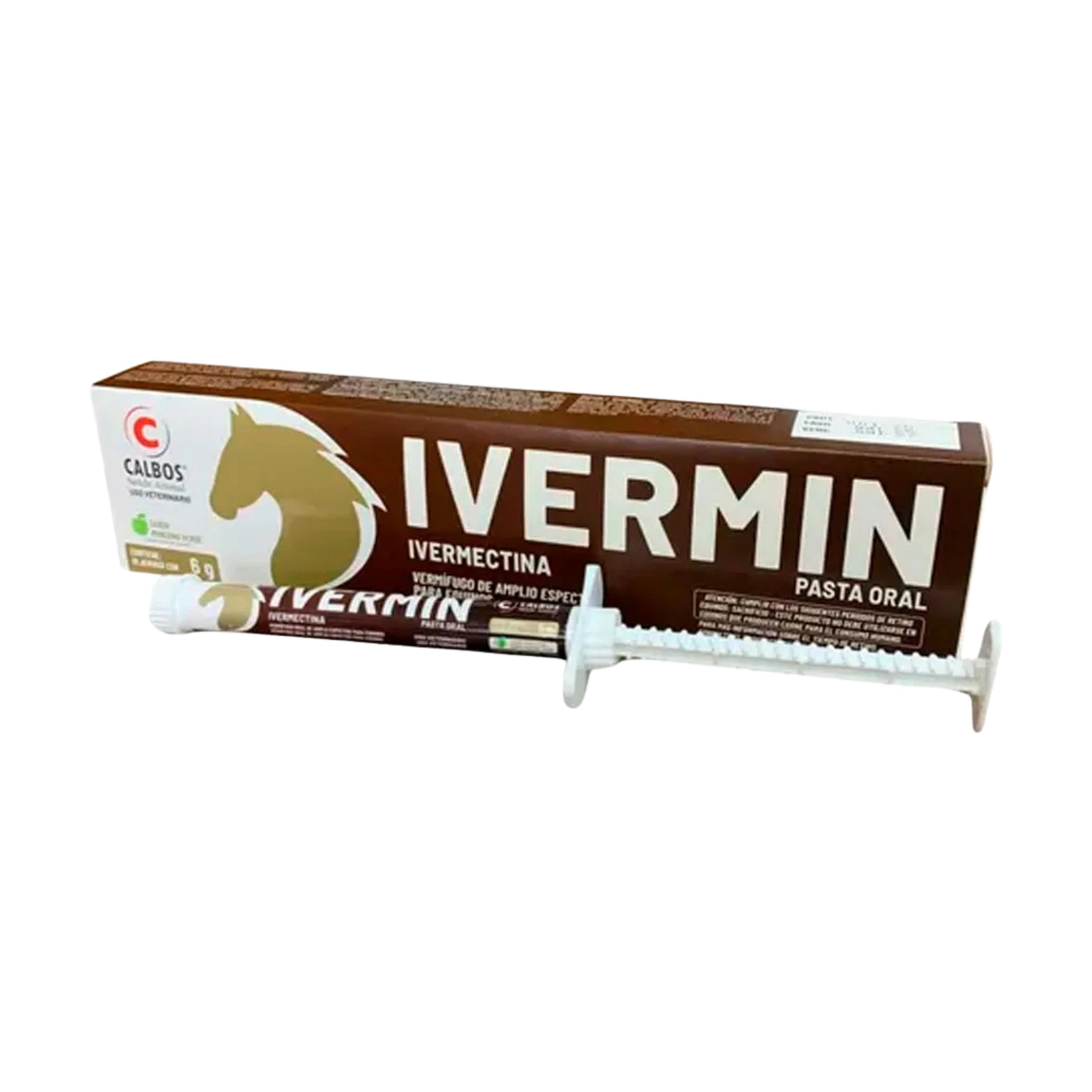Ivermin Pasta Oral 6 Gr Caixa Com 24 Unidades - Calbos - Kajavet ...