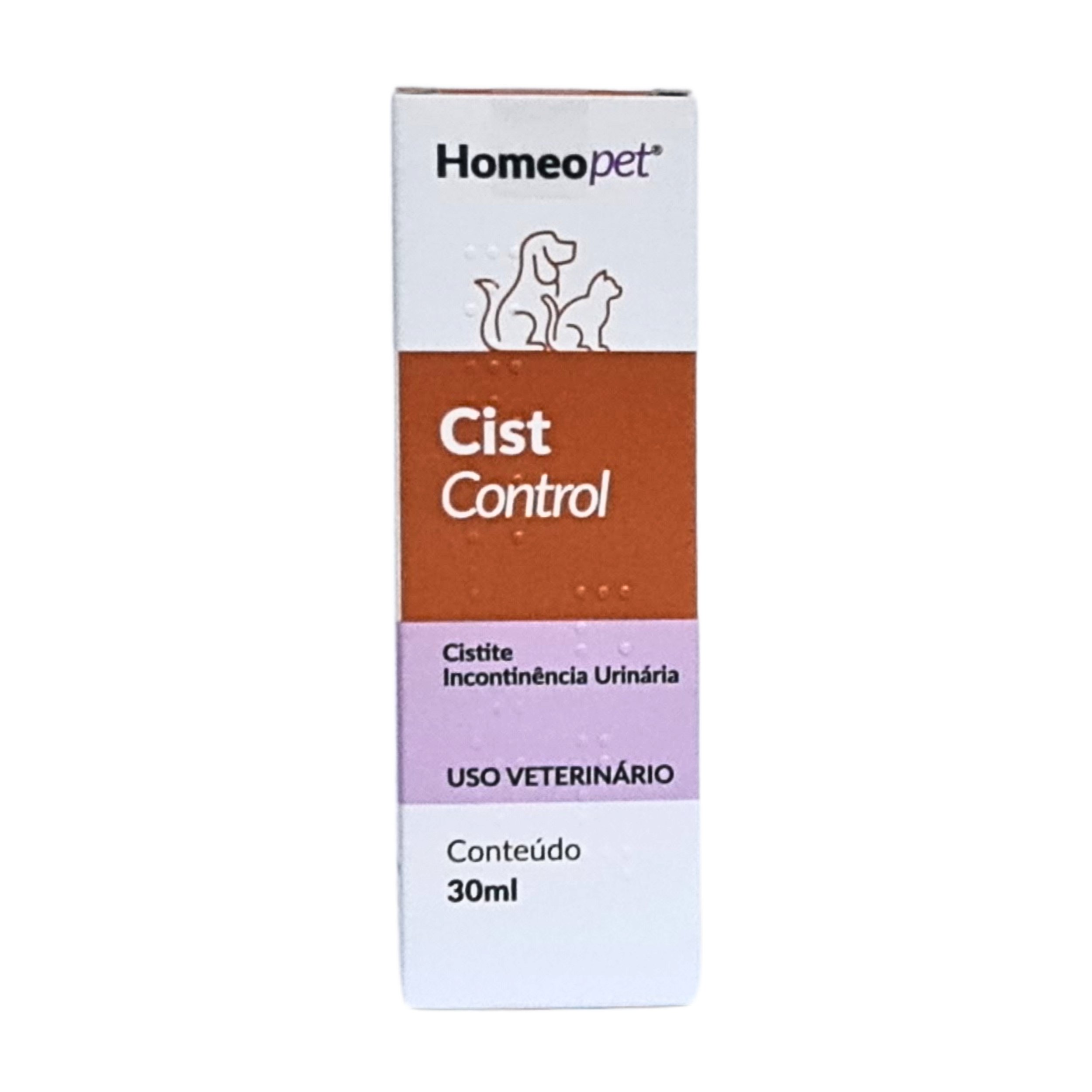 Cist Control 30 mL - Homeopet - Kajavet Farmácia Veterinária