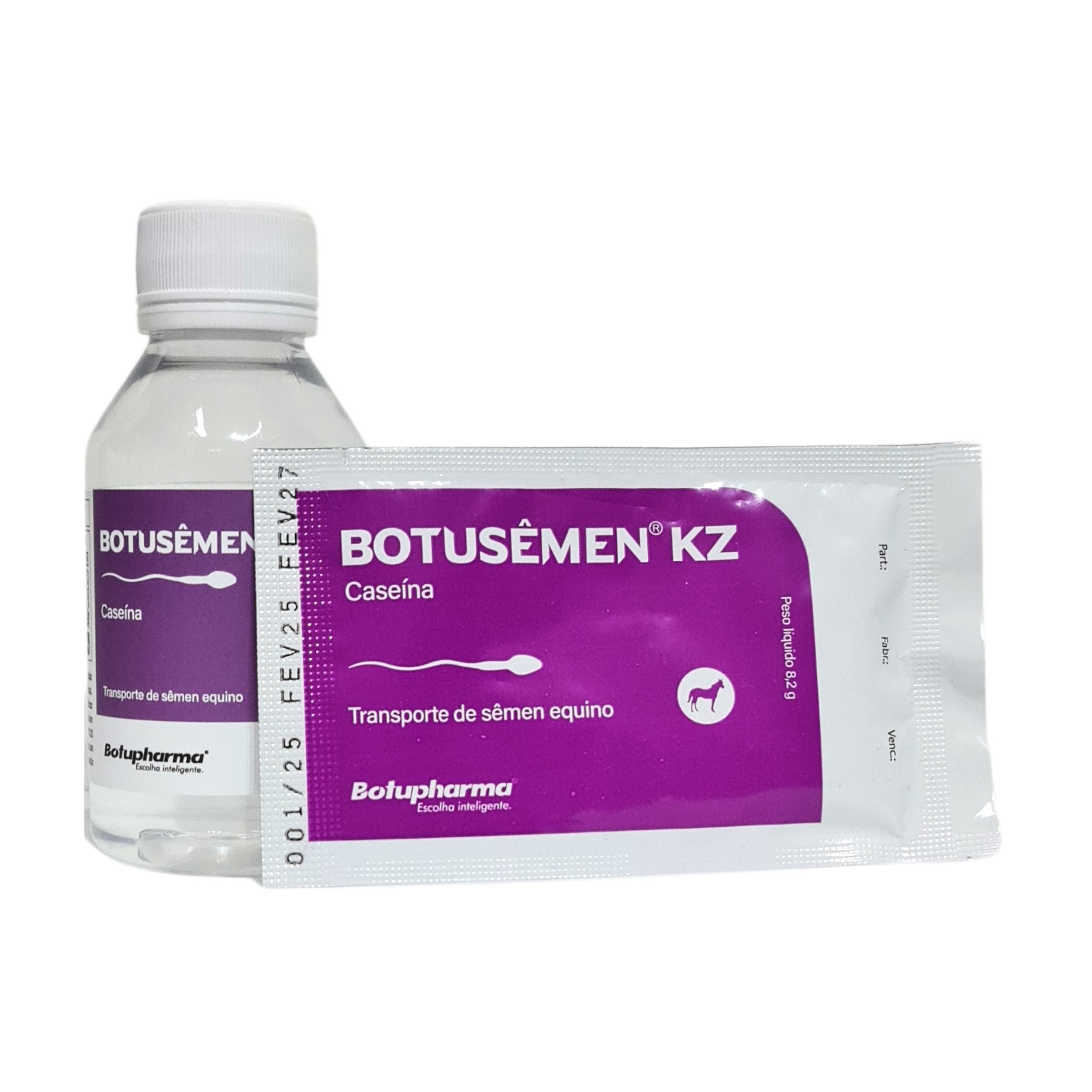 Botu Sêmen KZ 100 mL Caixa Com 10 Unidades - Botupharma - Kajavet Farmácia Veterinária