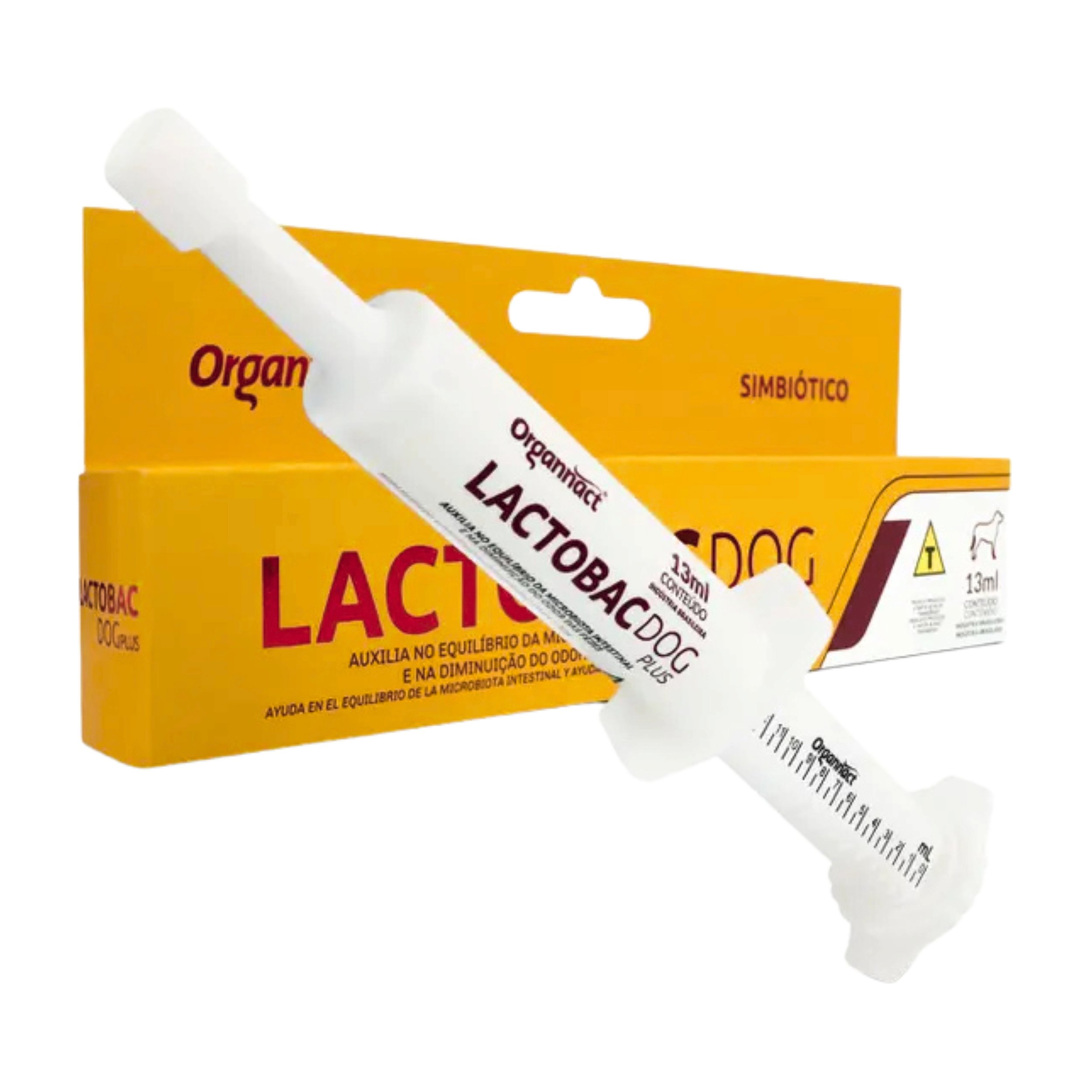 Lactobac Dog Plus 13 mL - Organnact - Kajavet Farmácia Veterinária