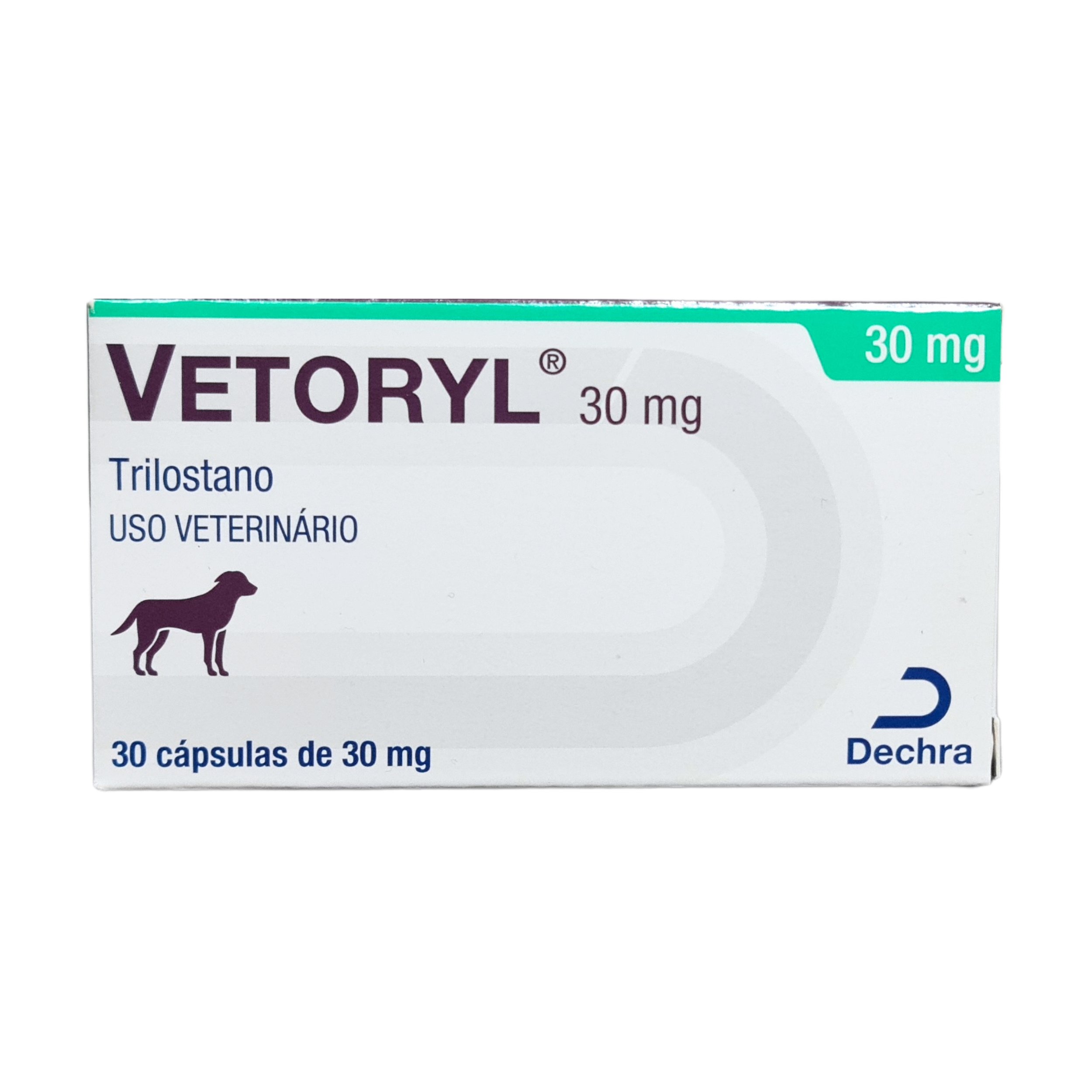 Vetoryl 30 Mg 30 Cápsulas - Dechra - Kajavet Farmácia Veterinária
