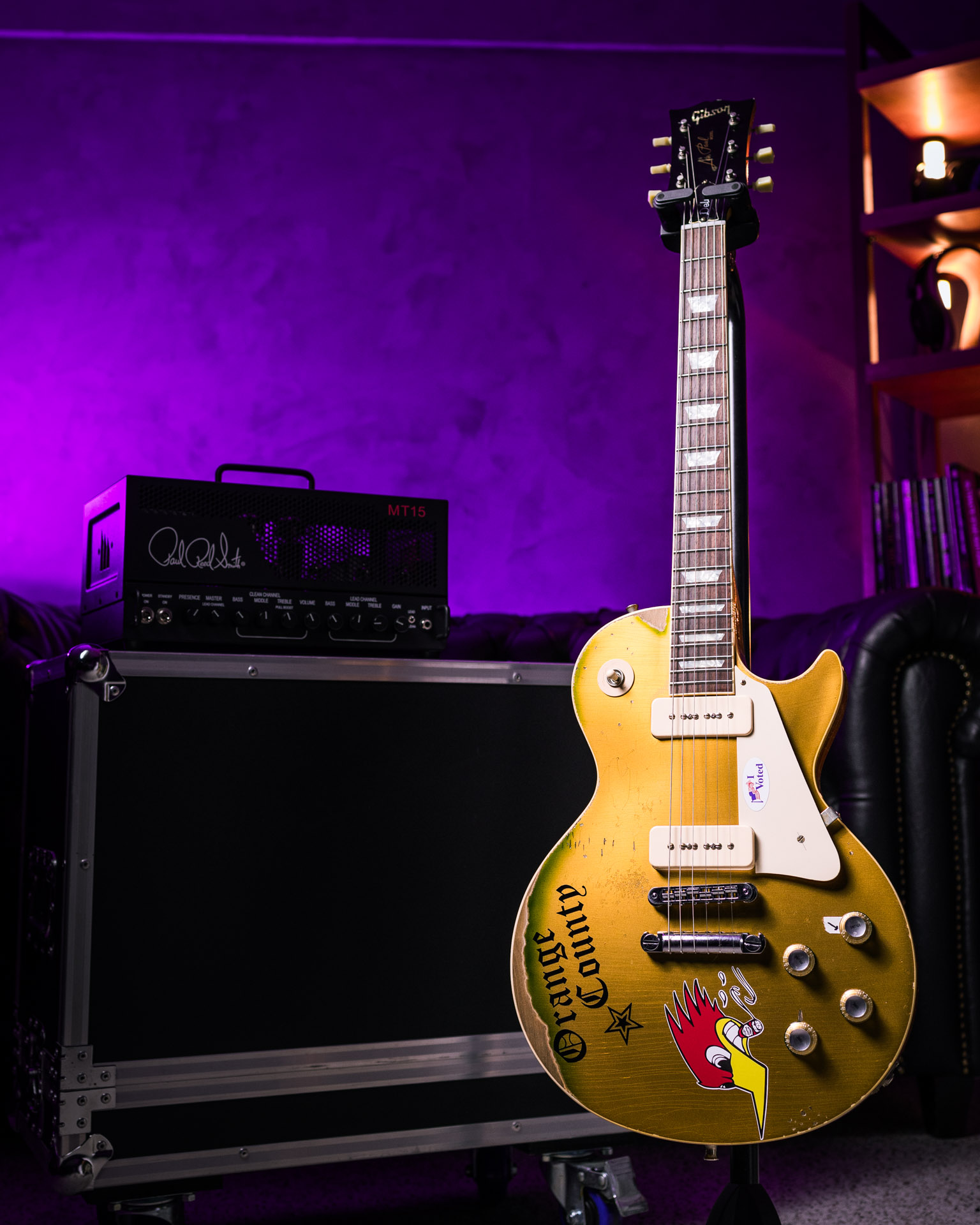 Gibson Custom Mike Ness 1976 Les Paul Deluxe Aged - Produto Usado - The ...