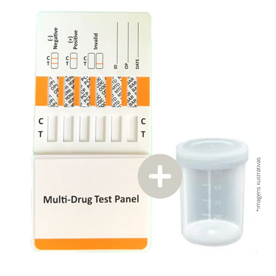 Teste Multi 9 Drogas - 10 Unid - Grupo América Saúde