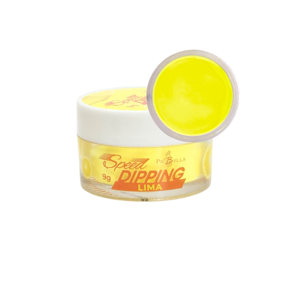 Pó Acrílico Speed Dipping 9g - Piu Bella - Atacado Meu Mundo Unhas