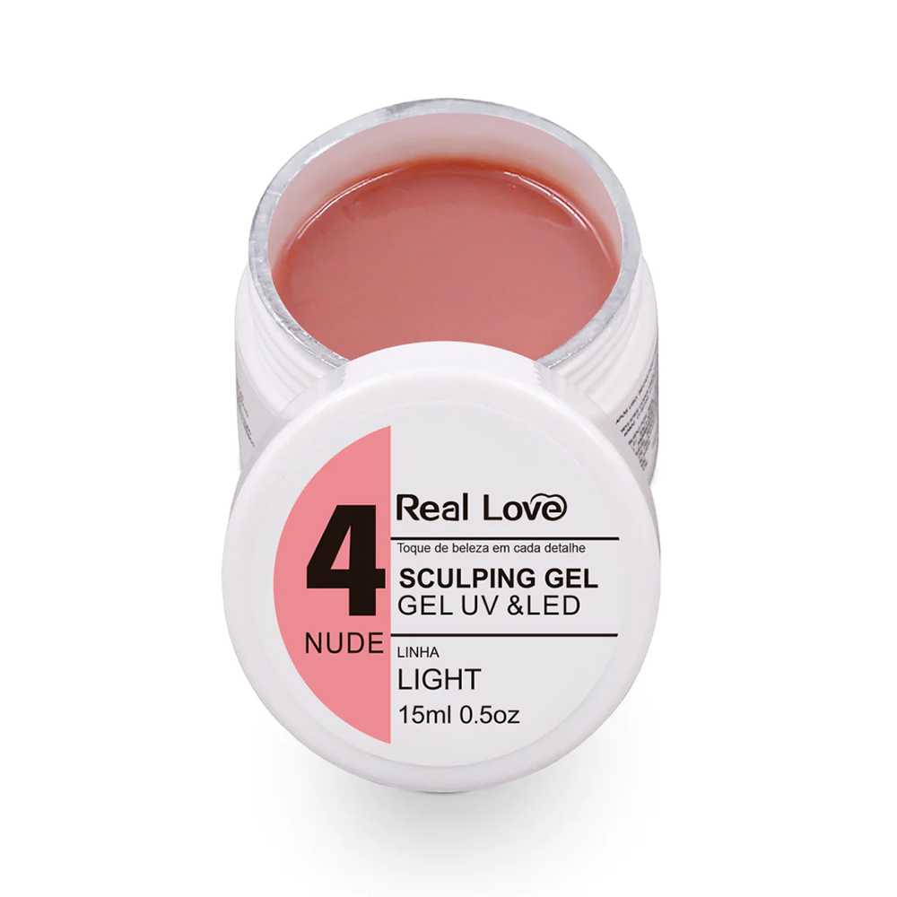 Gel Sculpting 15ml - Linha Light - Real Love - Atacado Meu Mundo Unhas