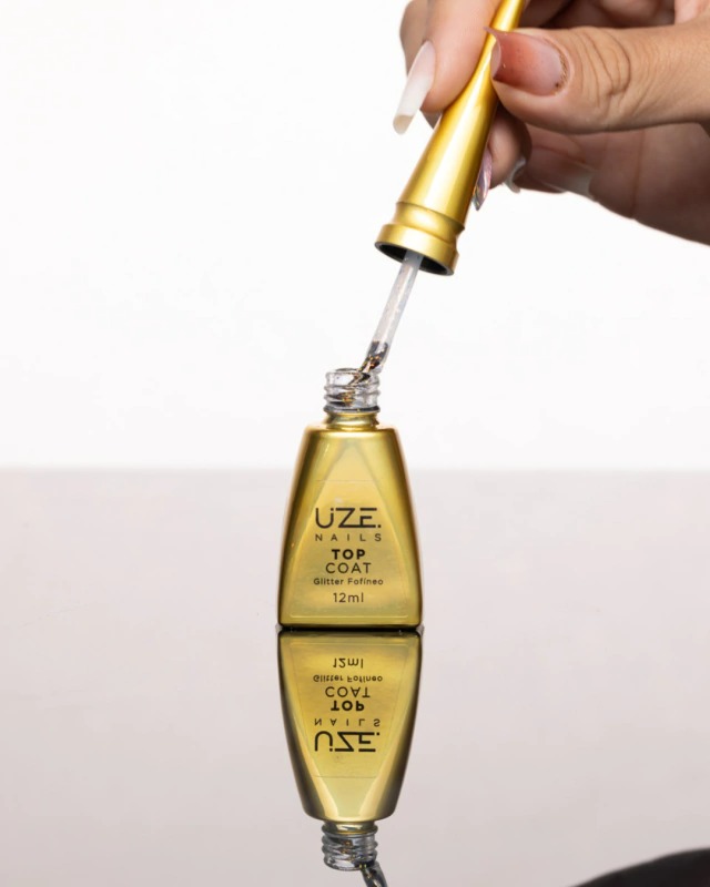 Top Coat Glitter Fofineo 12ml - Uze Nails - Atacado Meu Mundo Unhas