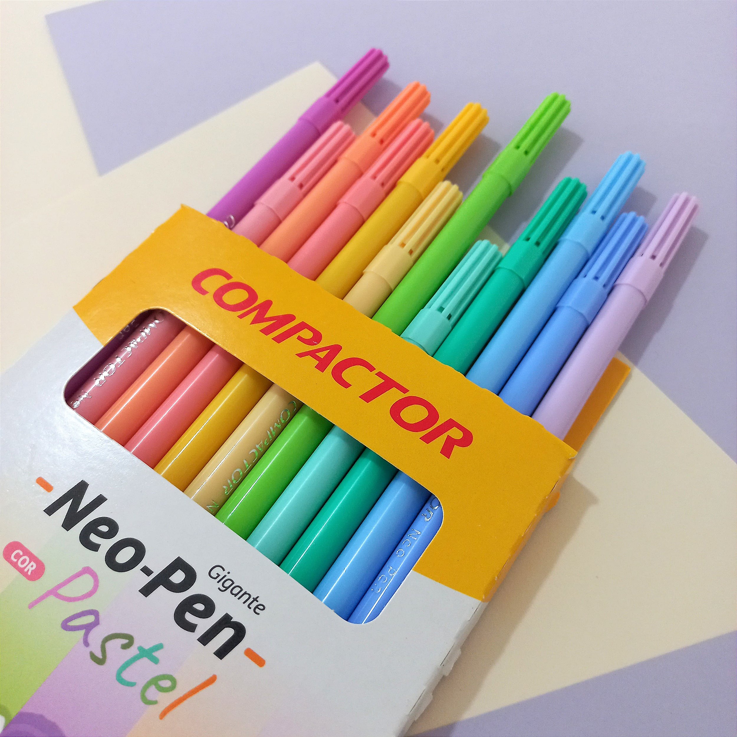 Neo-Pen Pastel Compactor - Paper Lover Papelaria