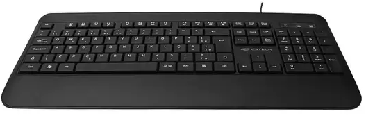 Teclado multimídia USB C3Tech, Teclado Multimídia KB-M100BK - Assistech ...