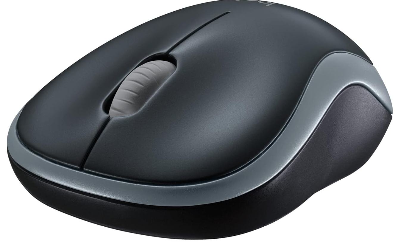 Mouse Wireless Logitech, Mouse Logitech M185, Mouse Sem Fio Cinza ...