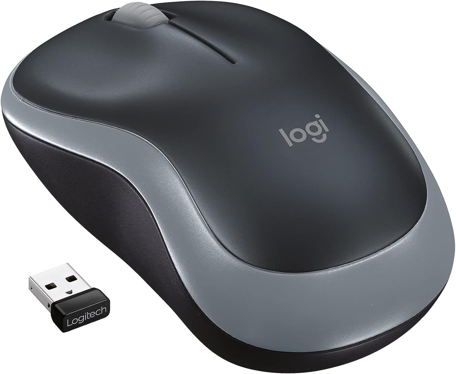Mouse Wireless Logitech, Mouse Logitech M185, Mouse Sem Fio Cinza ...