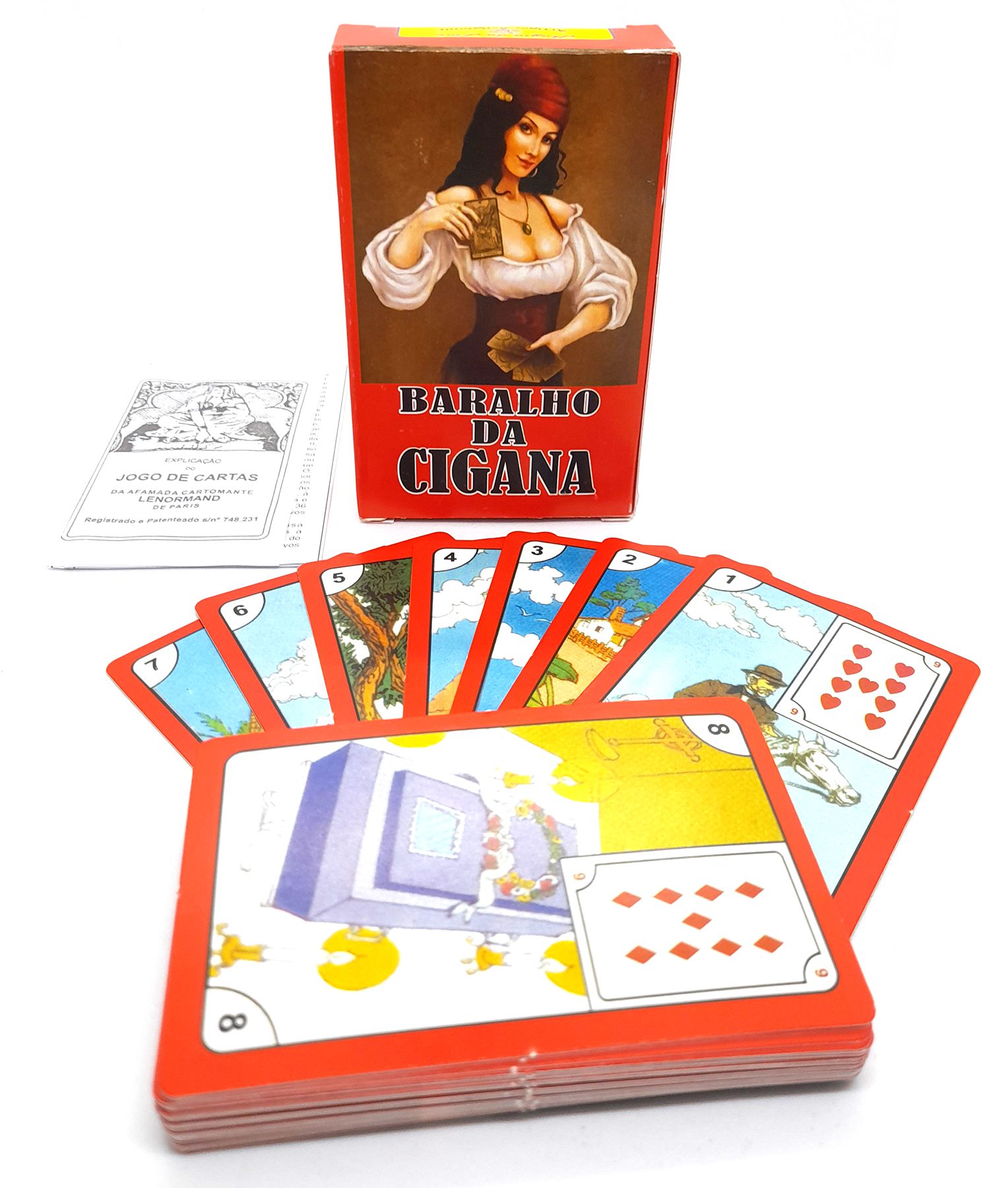 Baralho Tarô Da Cigana Baralho Da Cigana 36 Cartas E Manual Flash Mystic