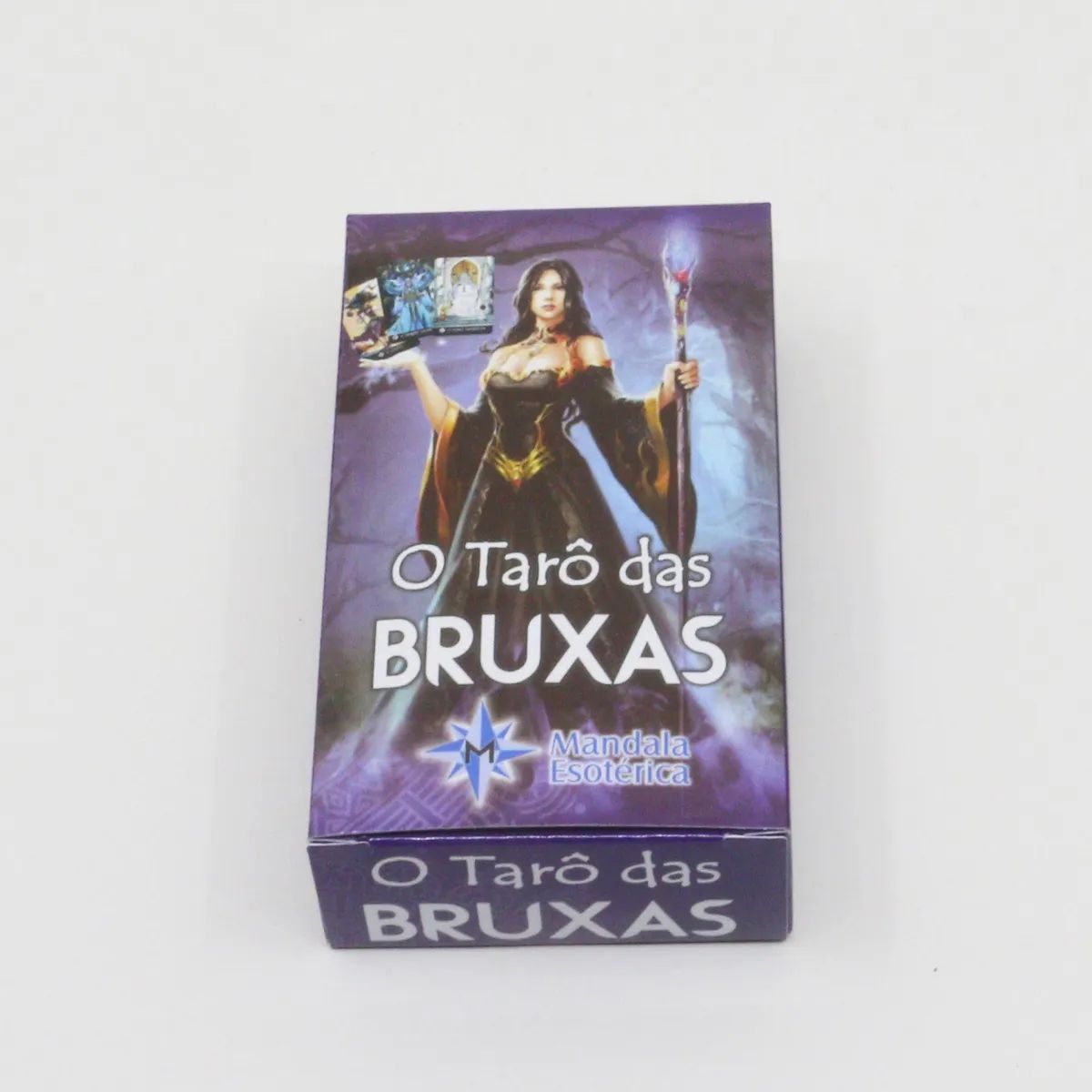Kit Tarô Wicca Tarô das Bruxas 78 Cartas manual com Bolsa - Flash Mystic