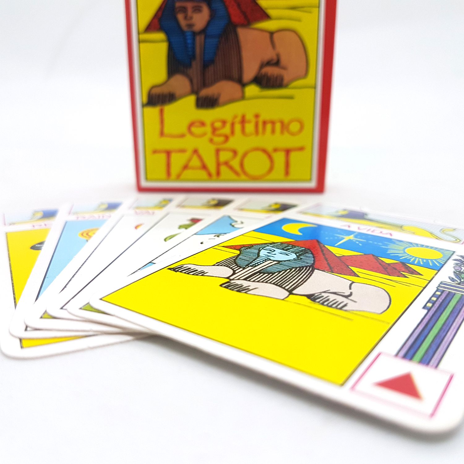 Baralho Tarô Legítimo Tarot Egípcio 40 Cartas c/ Manual - Flash Mystic