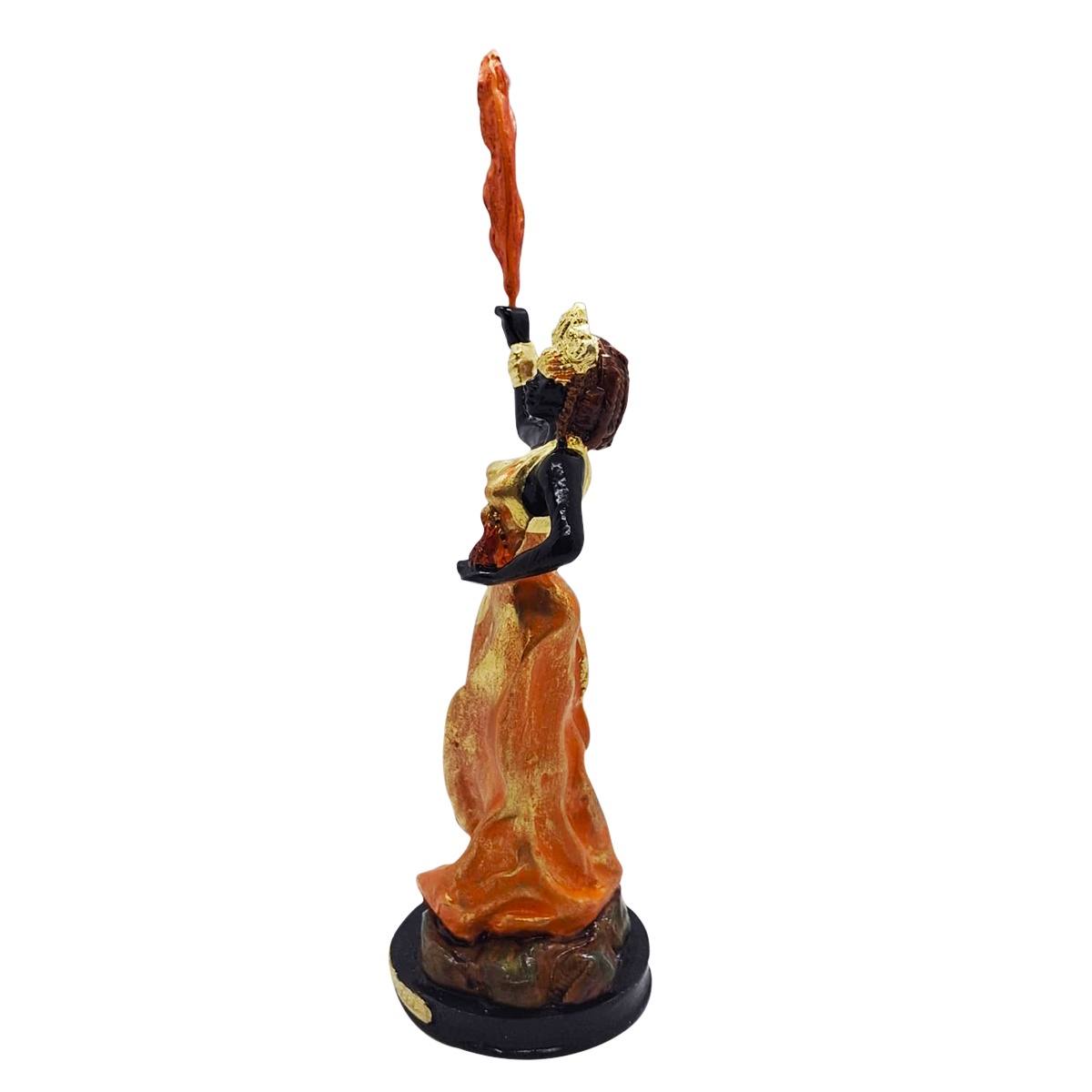 Estatua Egunitá Orixá Em Resina Alinhamento Espiritual 15 cm - Flash Mystic