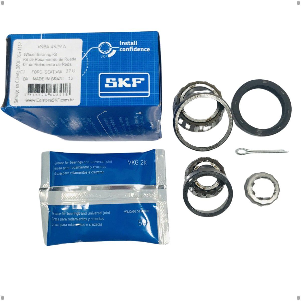 Kit Rolamento Roda Traseiro SKF - VKBA4529 - Auto Peças Pingo D' ouro