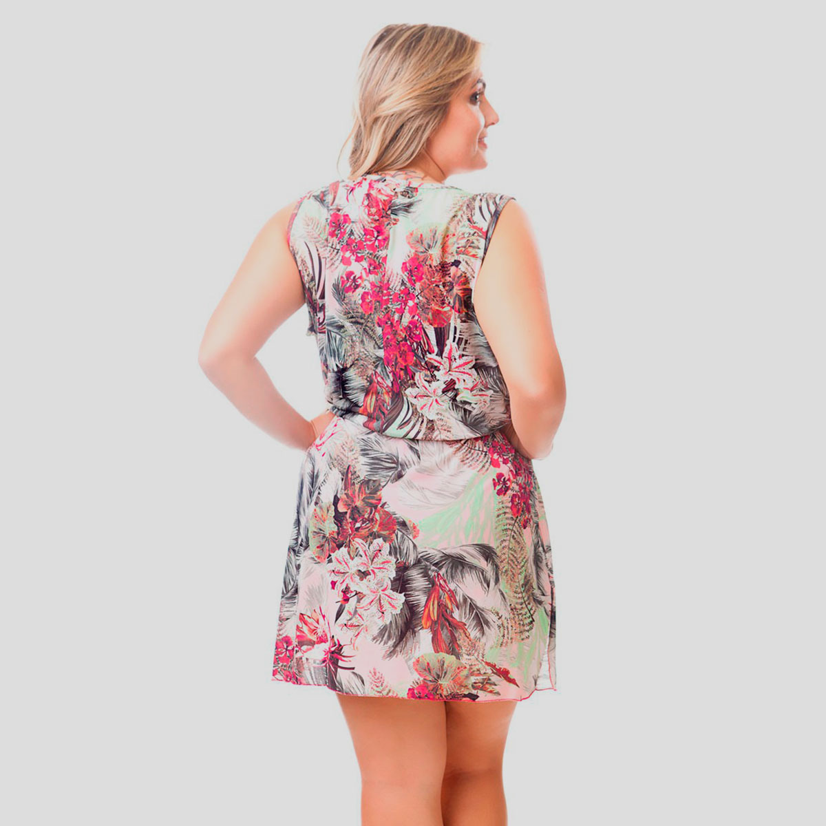 Saída De Praia Ingrid, Acqua Rosa, 14517 - Audácia Mulher Modas