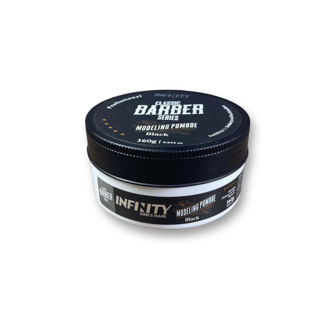 Pomada Modeladora Barber Infinity Look's Hair Cx Com 10 Unid - SHALOM ...