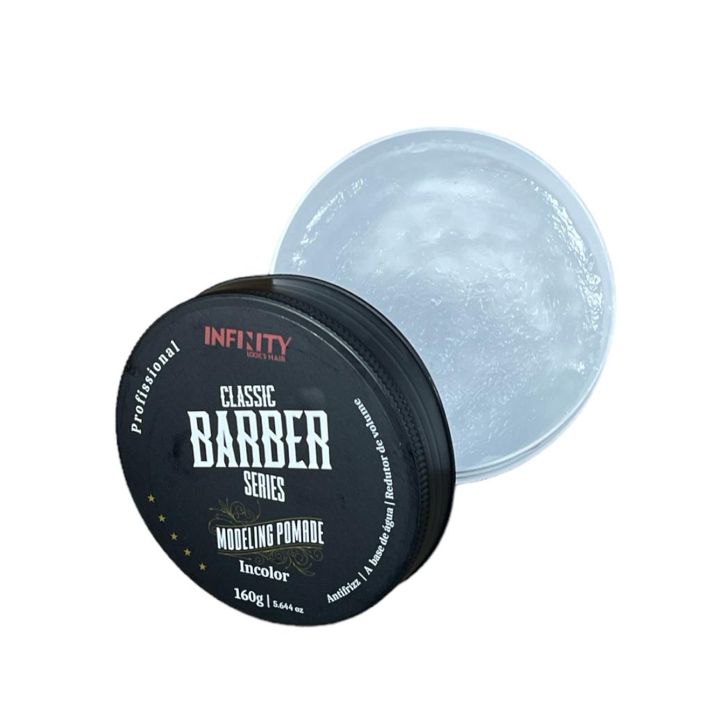Pomada Modeladora Barber Infinity Look's Hair Cx Com 10 Unid - SHALOM ...