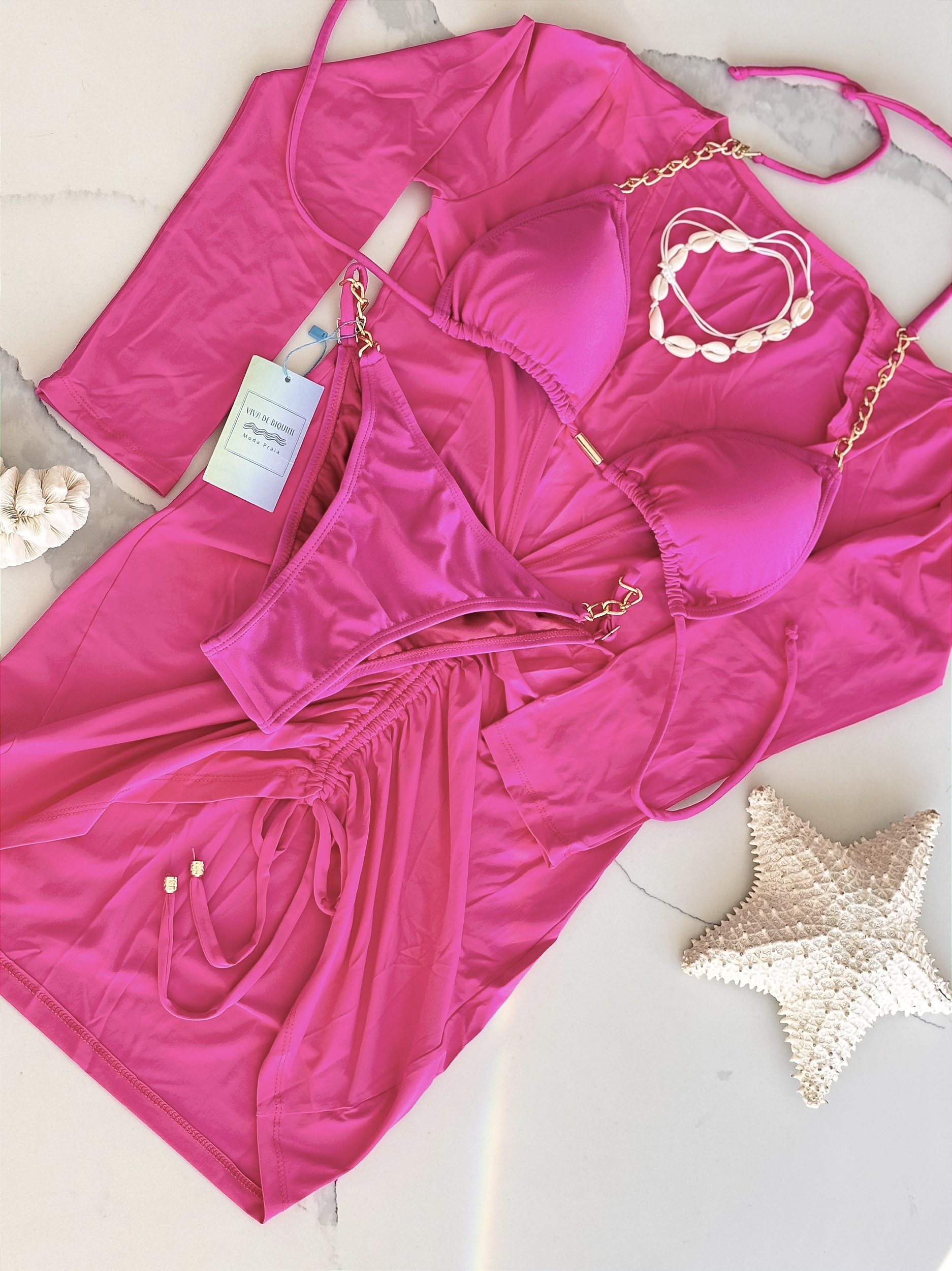 Vestido Uv Franzido - Viva de Biquíni