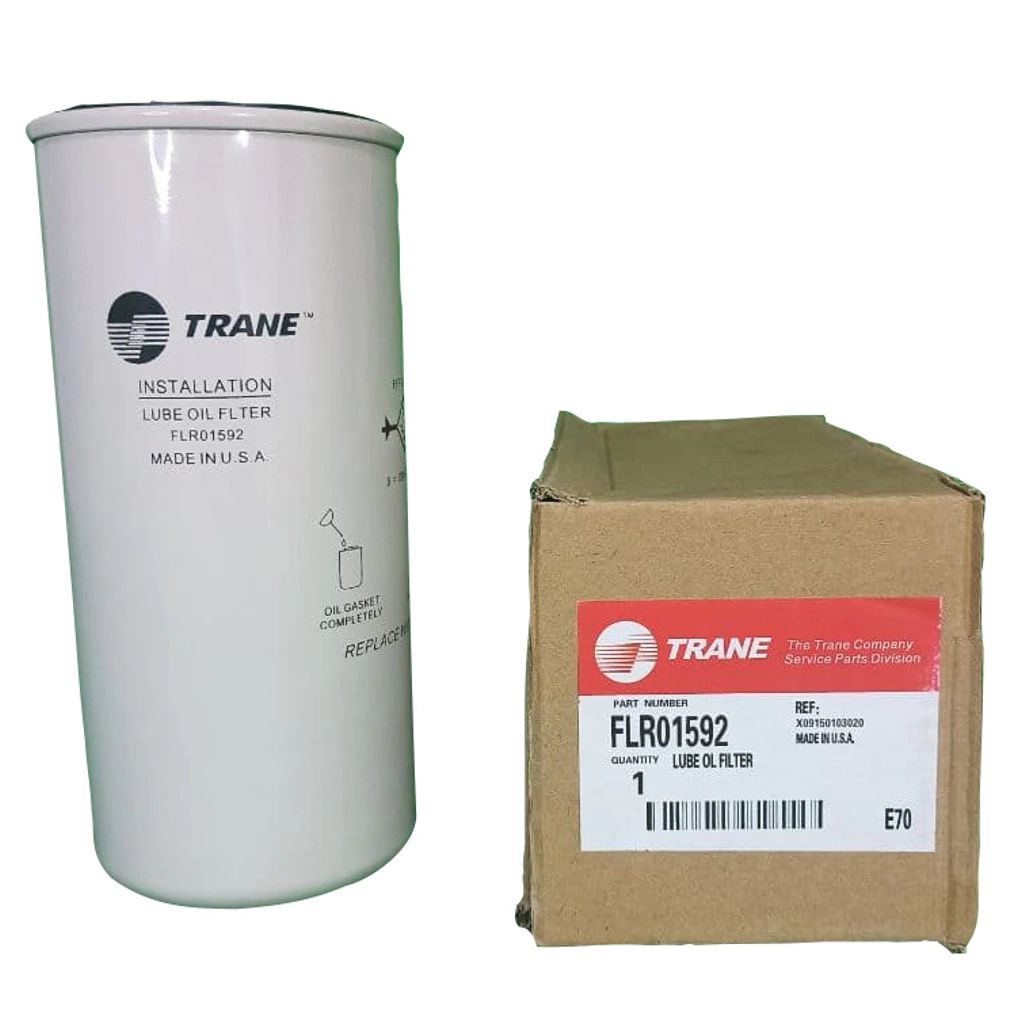 Filtro de Óleo Trane Compressor Centrifugo FLR01592 - Chiller Brasil ...