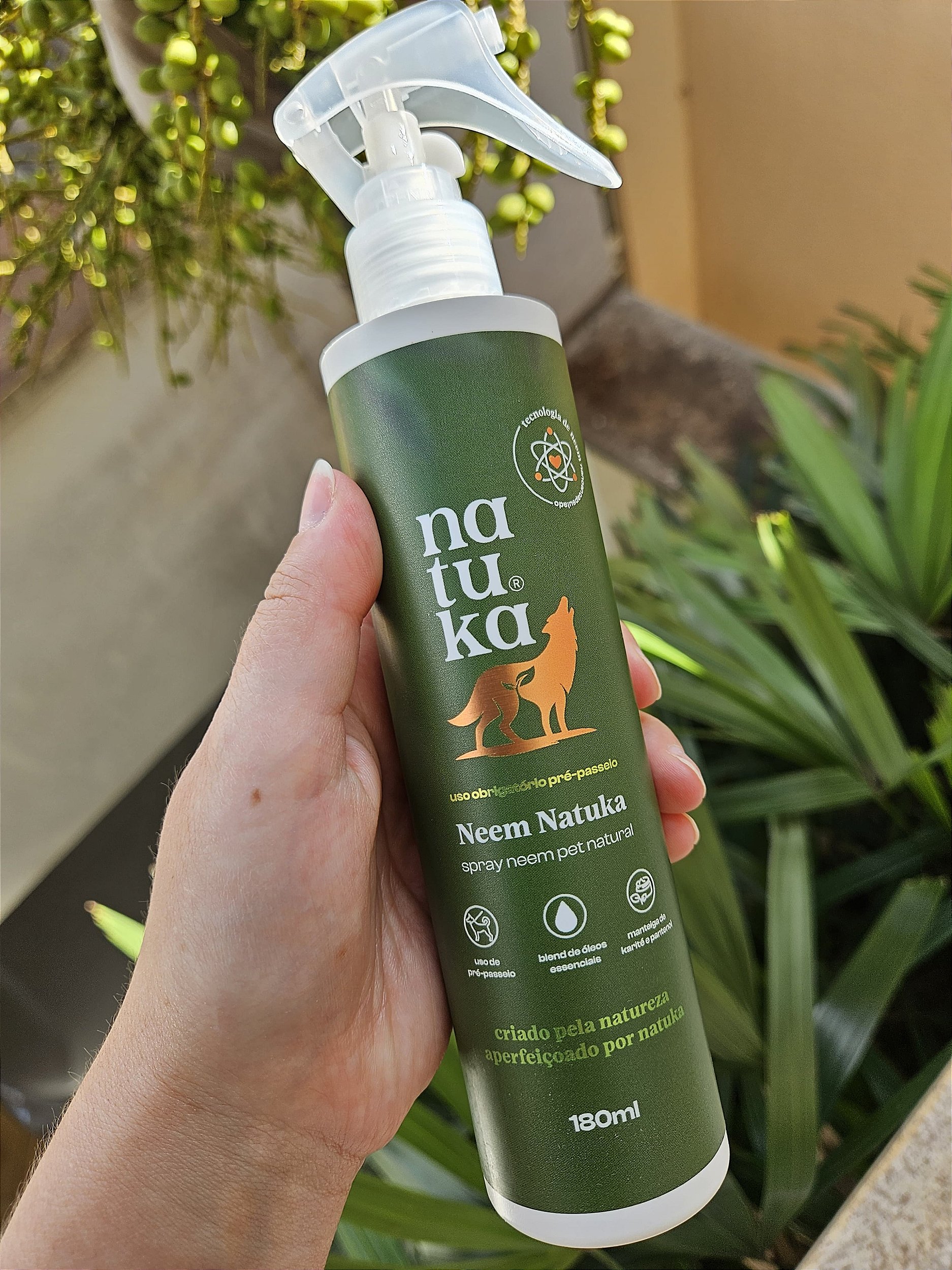 Spray Neem repelente - Natuka - Aguará