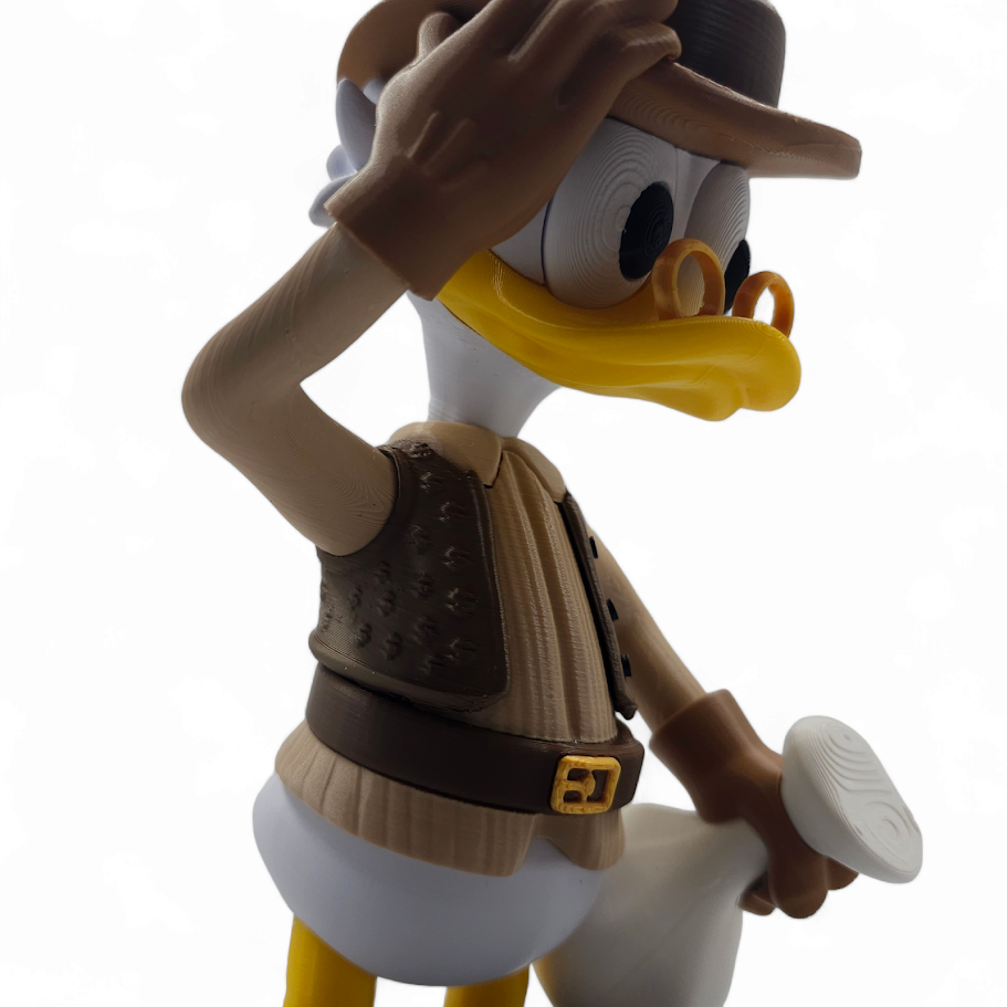 Tio Patinhas Caçador Action Figure Colecionável 20cm - MetArt Studio ...