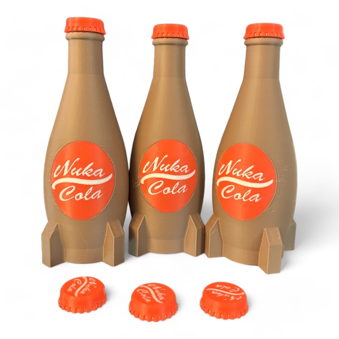 Coleção de Garrafas Nuka-Cola Fallout Decoração Gamer Fallout - MetArt ...