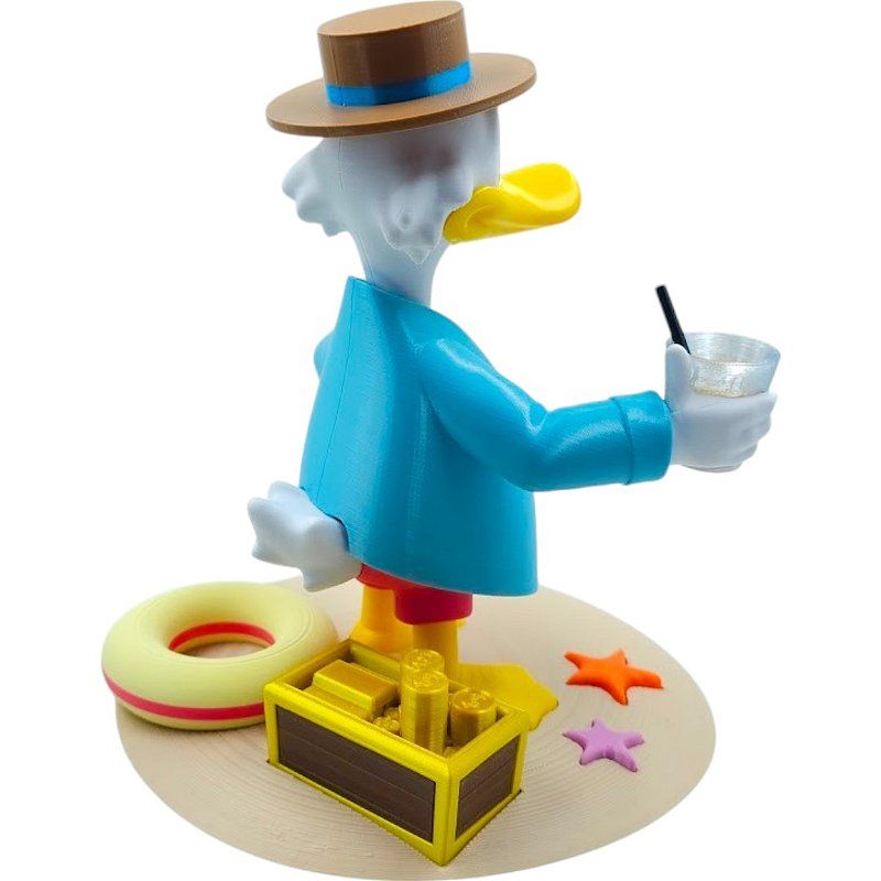 Tio Patinhas Verão Action Figure Colecionável - MetArt Studio - MetArt ...