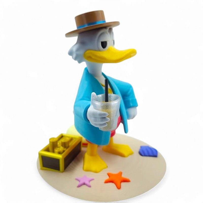 Tio Patinhas Verão Action Figure Colecionável - MetArt Studio - MetArt ...