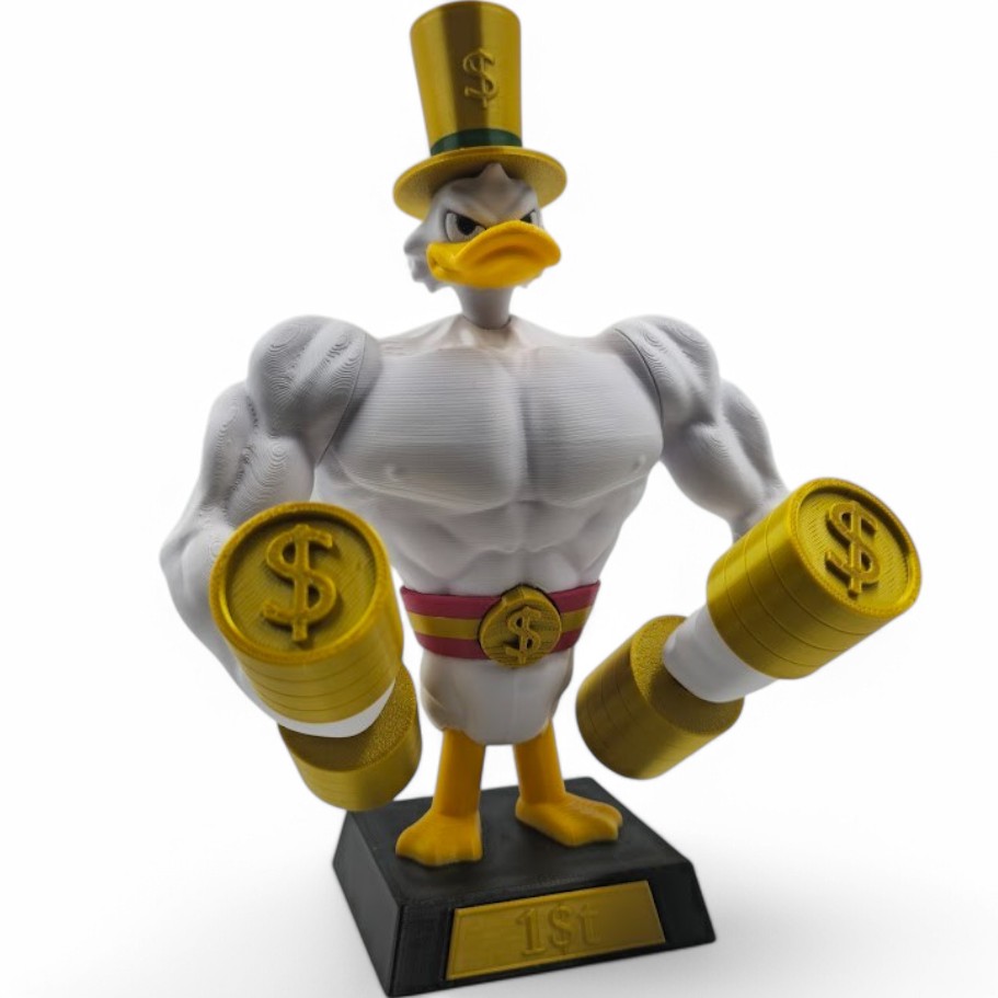 Action Figure Tio Patinhas Body Builder Colecionável - MetArt Studio ...