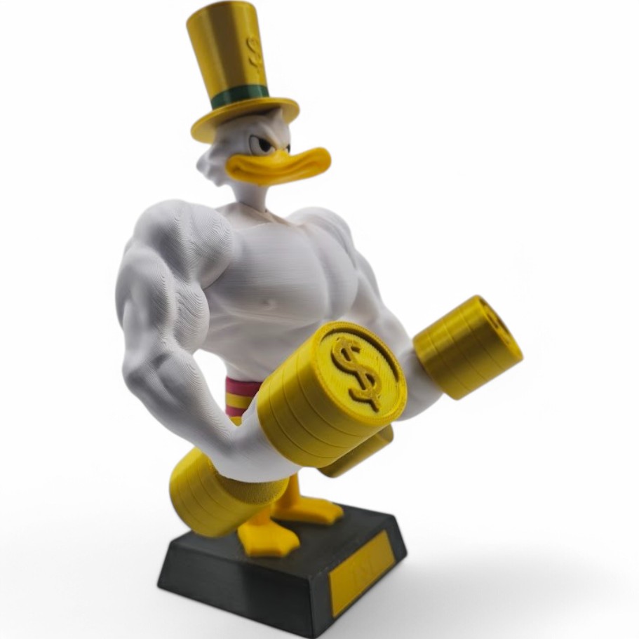 Action Figure Tio Patinhas Body Builder Colecionável - MetArt Studio ...