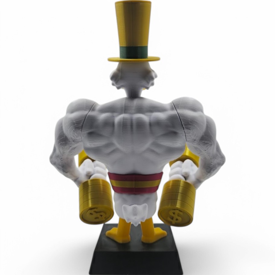 Action Figure Tio Patinhas Body Builder Colecionável - MetArt Studio ...