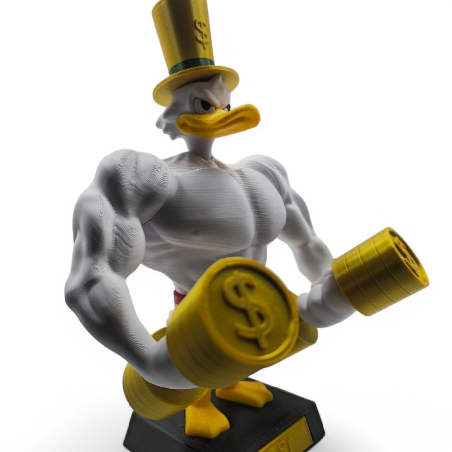 Action Figure Tio Patinhas Body Builder Colecionável - MetArt Studio ...