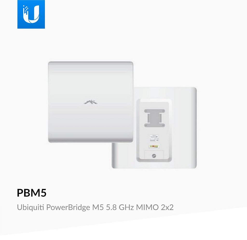 Ubiquiti M5 PBM5 PowerBridge 5 GHz 150+Mbps 20+km - MyGigaTech