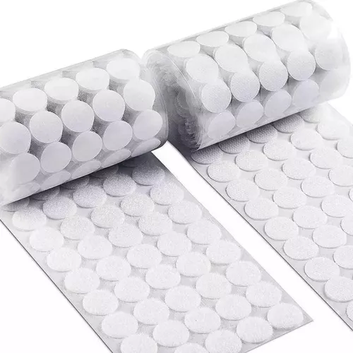 VELCRO - FECHO DE CONTATO AUTOCOLANTE BOLINHA 1,5cm 12 PARES Premium ...