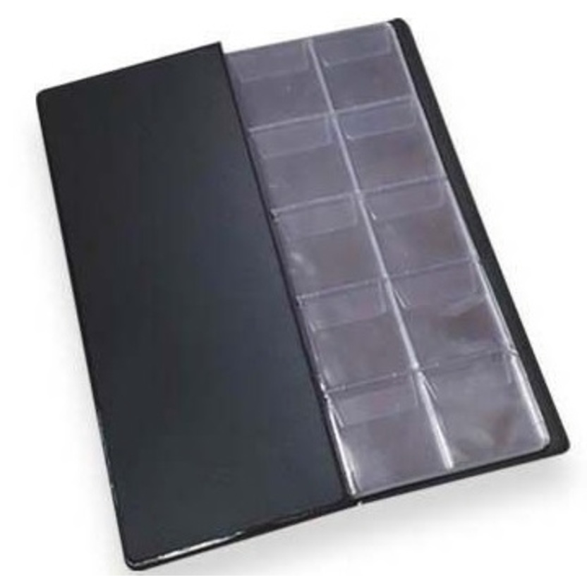 Pasta em PVC Capacidade para 100 Moedas Com Aba - cpnumismatica ...
