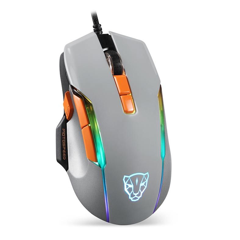 Mouse Gamer Motospeed V90 RGB 10000DPI 9 Botoes - i.Tech Eletrônicos