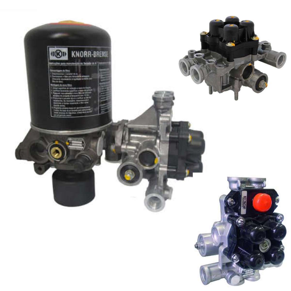 Carcaça Sup. Plástica Válvula 4 Vias Global Knorr K002435002 - NEW FREIOS