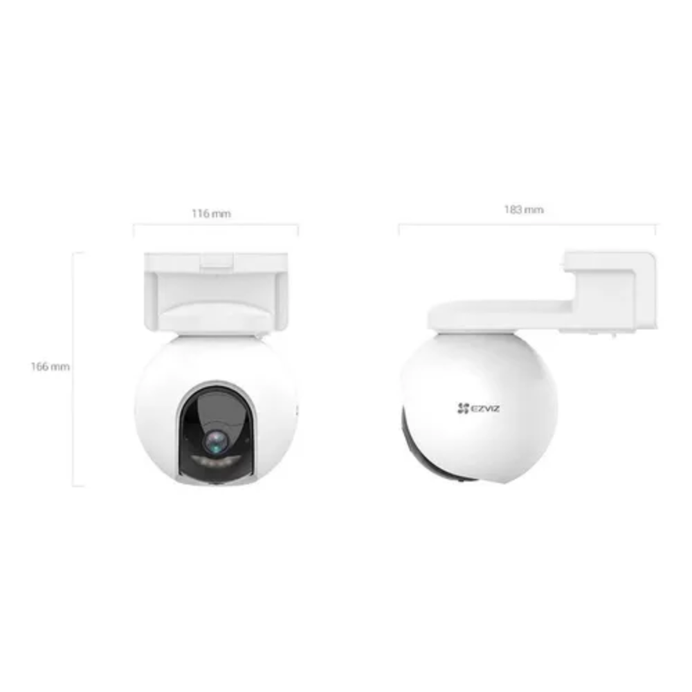 Câmera Wi-Fi Ezviz CB8 3MP 360° Night Vision PT IP Externa - KEYCASA