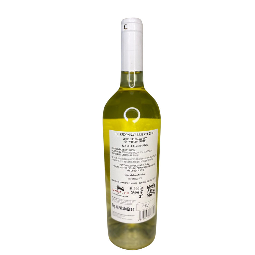 Vinho Branco Moldávia Amphora Chardonnay Reserve - JC Vinhos