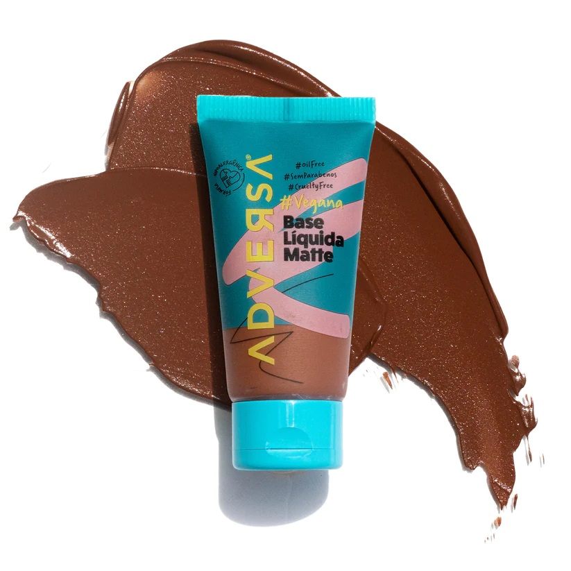 Base Líquida Matte Vegana Alta Cobertura Efeito Natural Hidratação ...