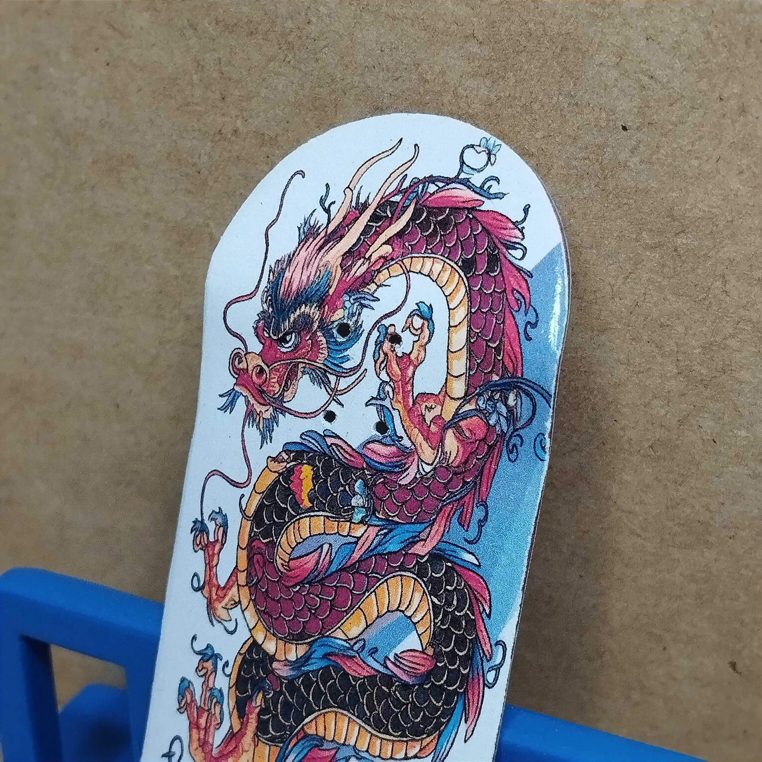 Deck "Oriental Dragon" para Fingerboard Skate de dedo - Mini SKT Co.